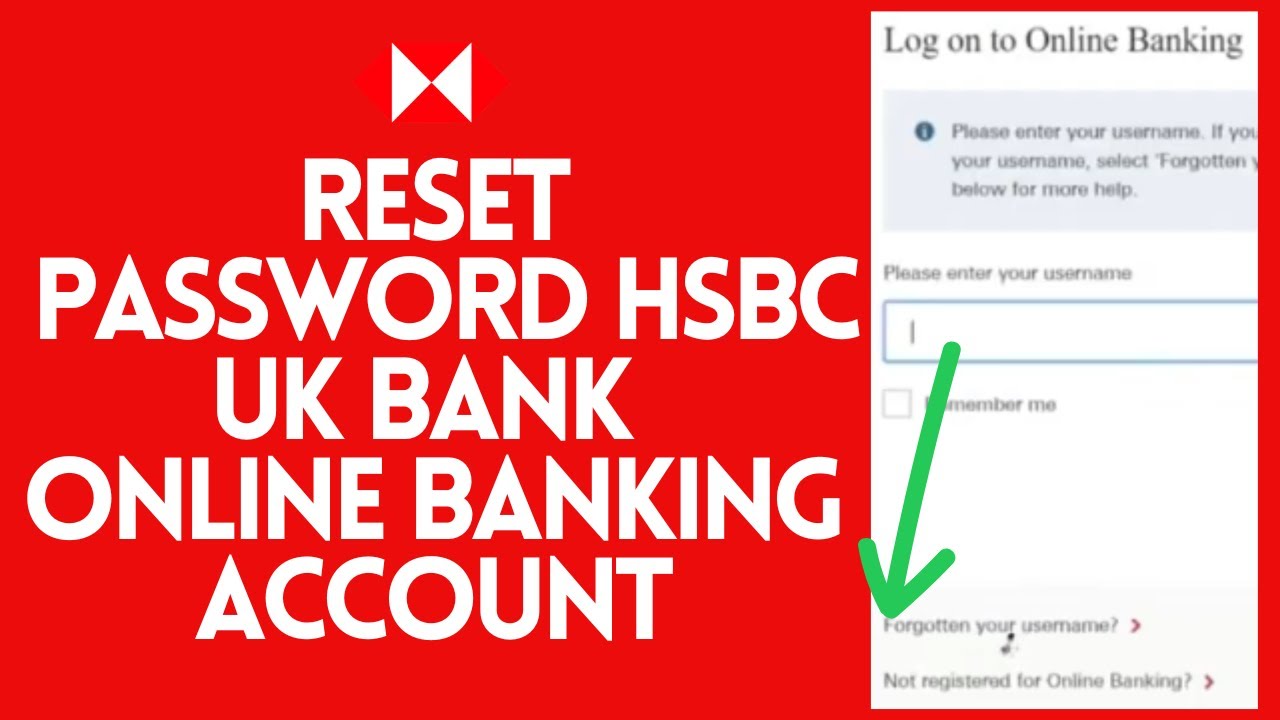 How to Reset Account Password on HSBC UK Bank Online Banking 2024 ...