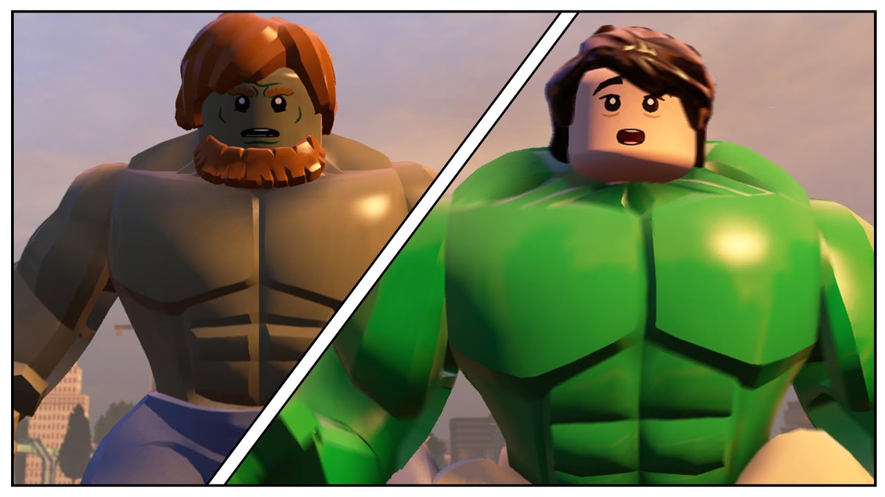 Hulk(Transformation) Vs Ravage - LEGO MARVEL'S AVENGERS - YouTube