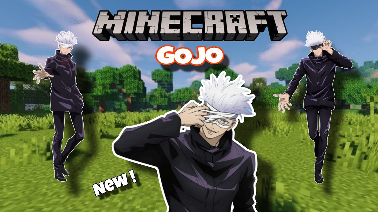 របៀបដាក់ម៉ូត Gojo 😍 // Minecraft bedrock edition - YouTube