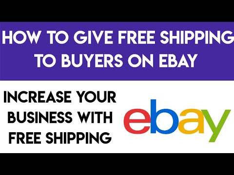 Ebay Free Shipping Settings | How To Set Free Shipping On Ebay Product ...