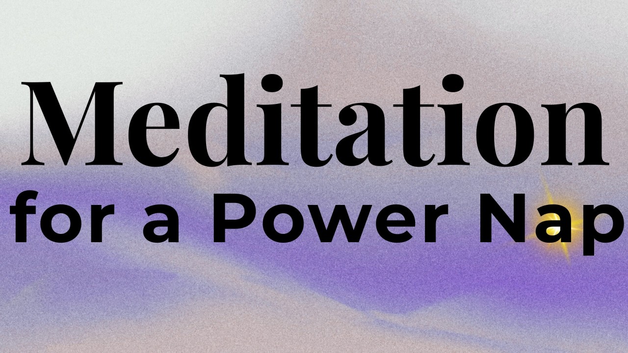 A guided meditation for a nap, sleep, relax/flow with ease/ beta binaural music - YouTube