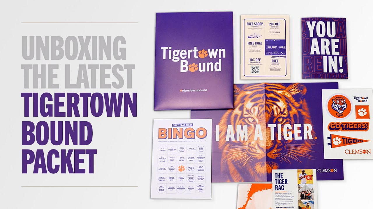 See the new Clemson University Acceptance Packet! - YouTube