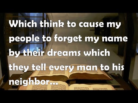 THEY CAUSE MY PEOPLE TO FORGET MY NAME - YouTube