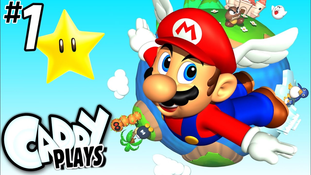 Caddy Plays Super Mario 64: 3D ALL-STARS [100% RUN] (Part 1) - YouTube