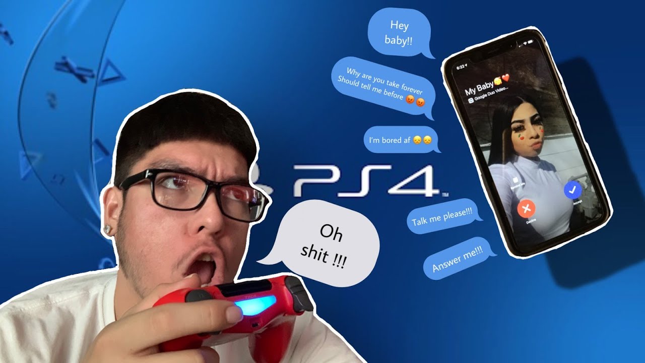 My girlfriend doesn’t know about my play ps4 😱😱⚠️ - YouTube