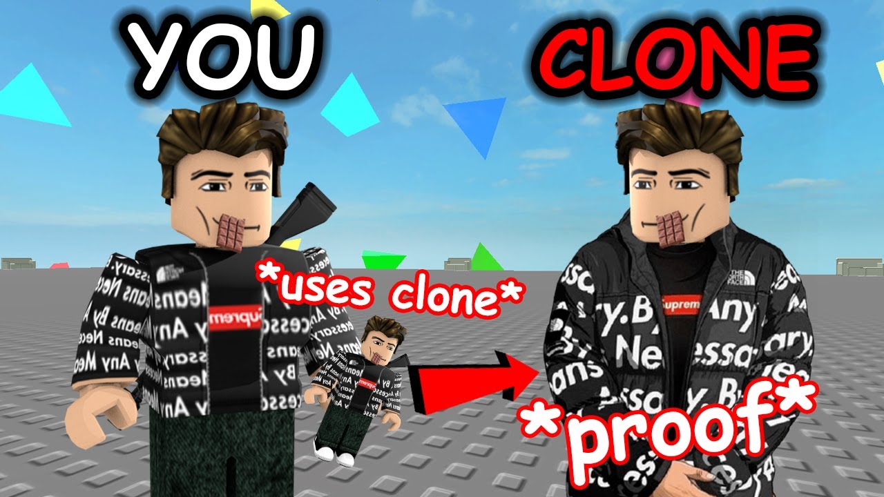 ROBLOX CLONE YOURSELF - YouTube