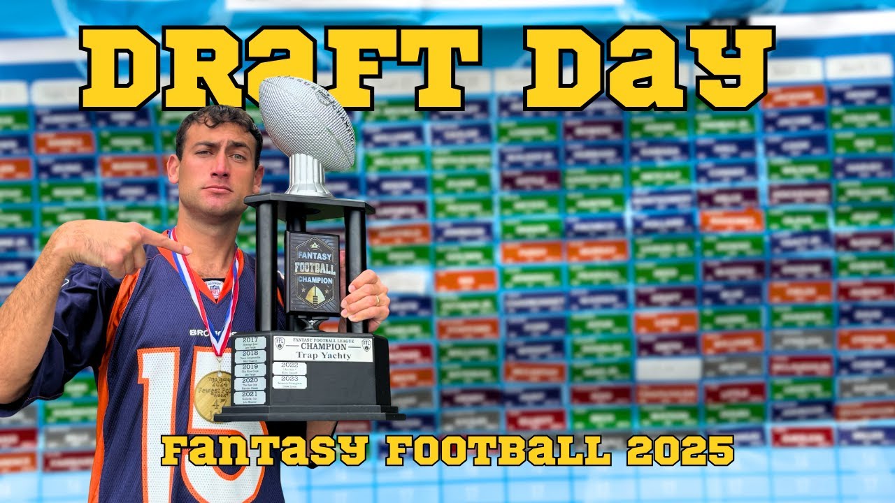 Fantasy Football Draft 2025 | The Greatest Draft Day of All-Time - YouTube