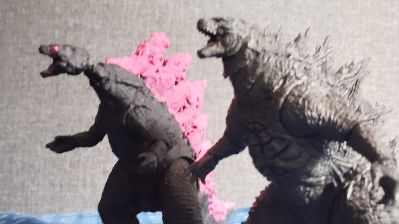 Godzilla x Kong x Evolved Godzilla and Kong Beast Glove vs Skar King ...