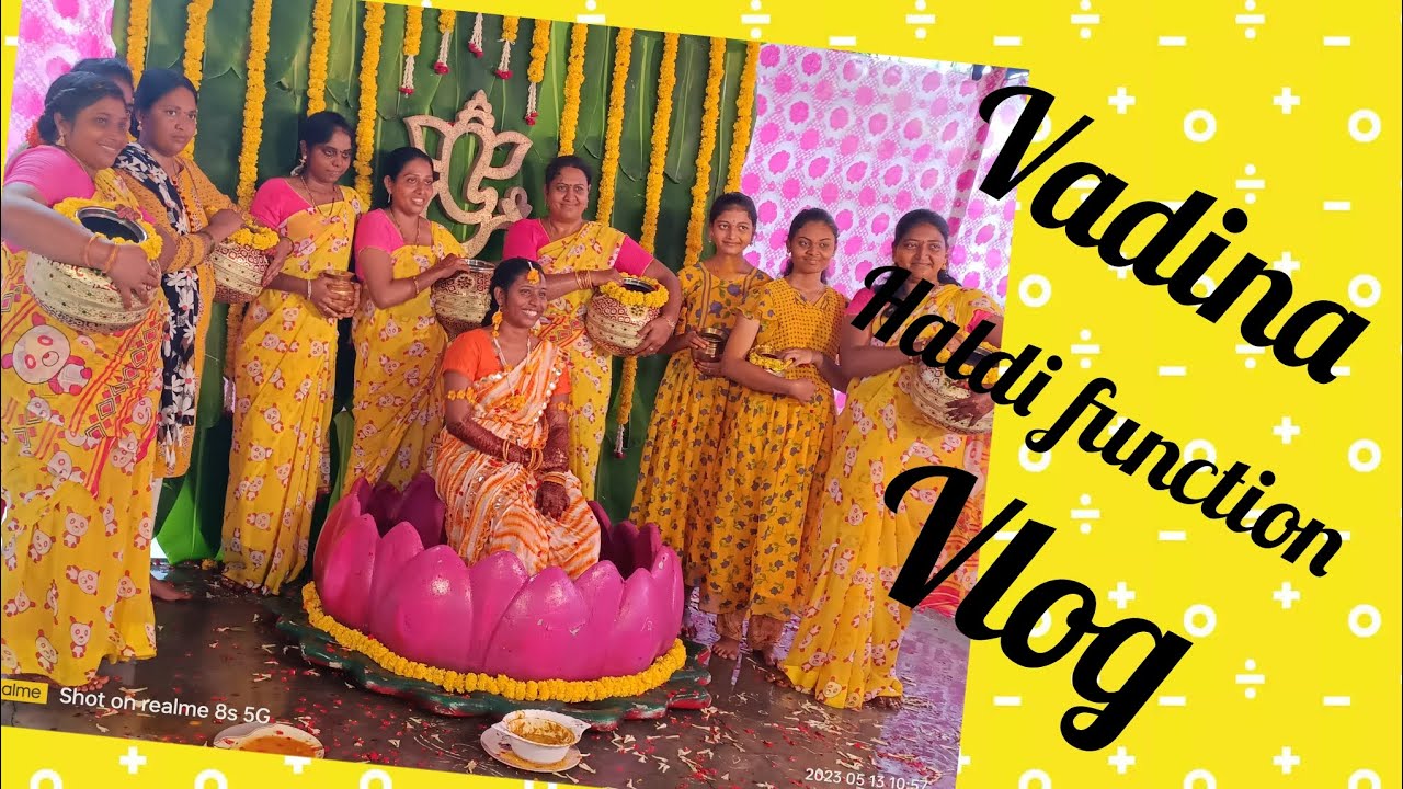 vadina haldi function video raw nd real antha njoy chesamo chudandi🤗🤗# ...