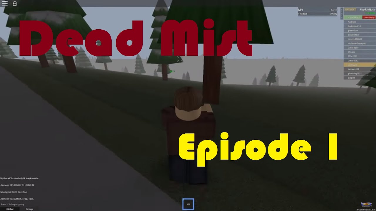 Roblox-DEAD MIST-Ep 1- Basic survival - YouTube