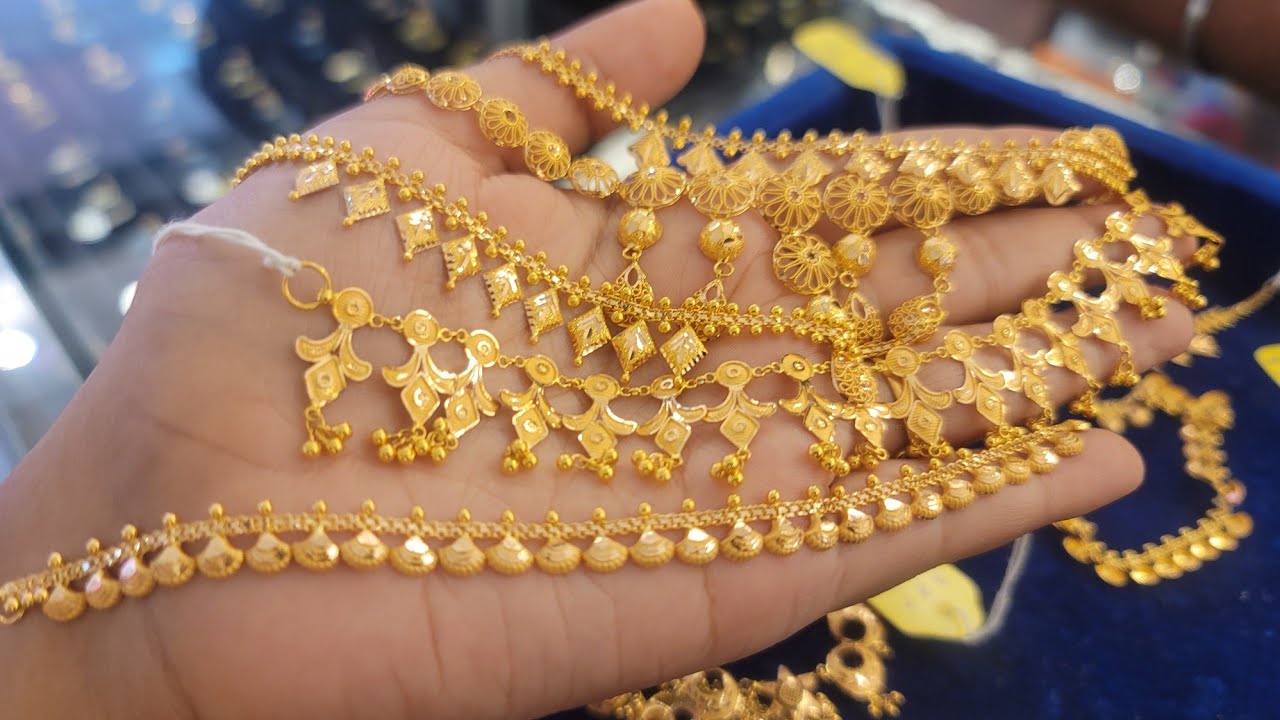 কিস্তিতে সোনার ৩ আনা হতে মট নেকলেস/gold necklace - YouTube