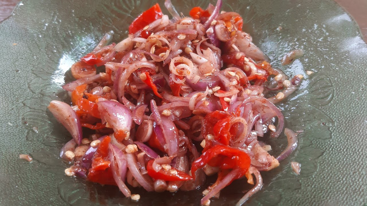 SAMBEL MATAH KHAS BALI.. Seger bangeet - YouTube