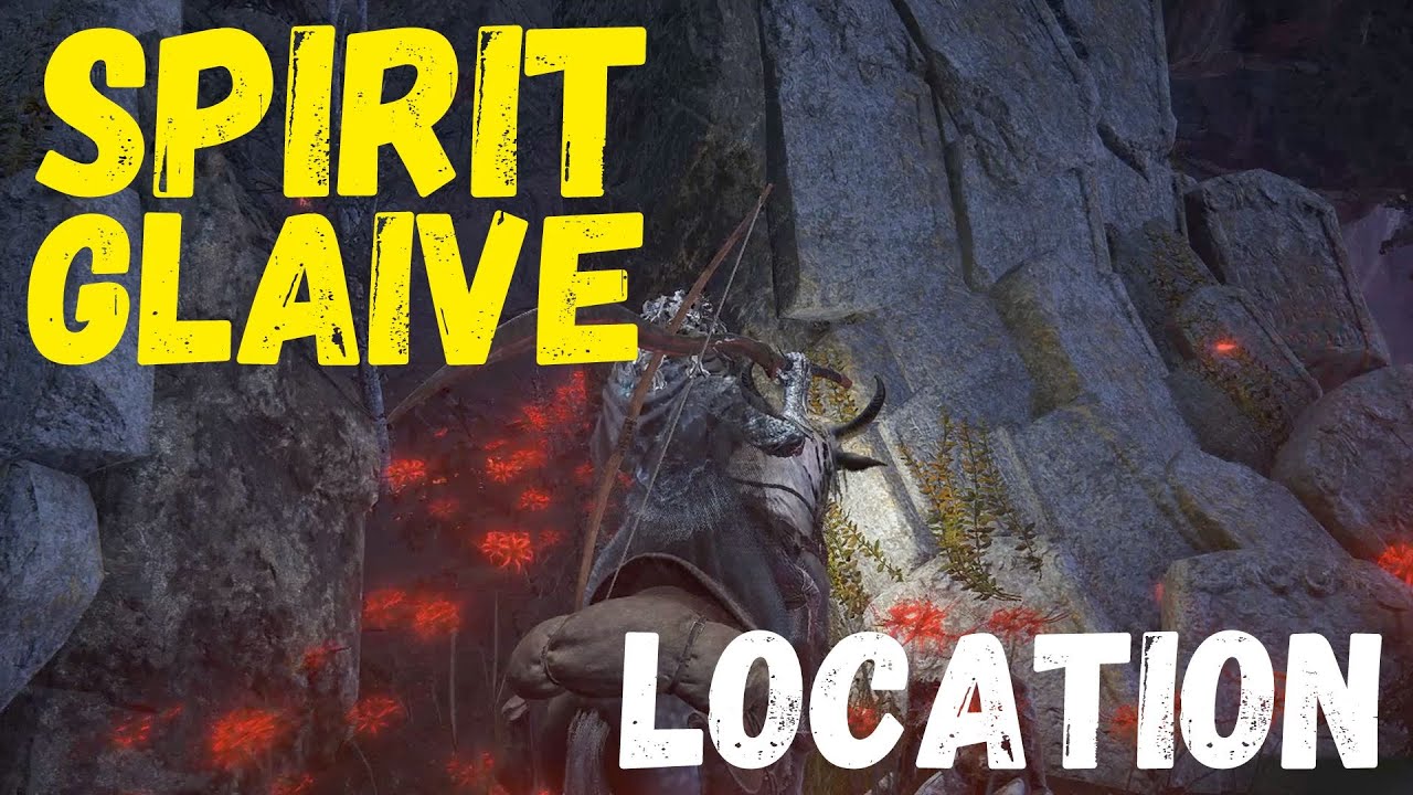Elden Ring Shadow of the Erdtree Spirit Glaive Location Guide - YouTube