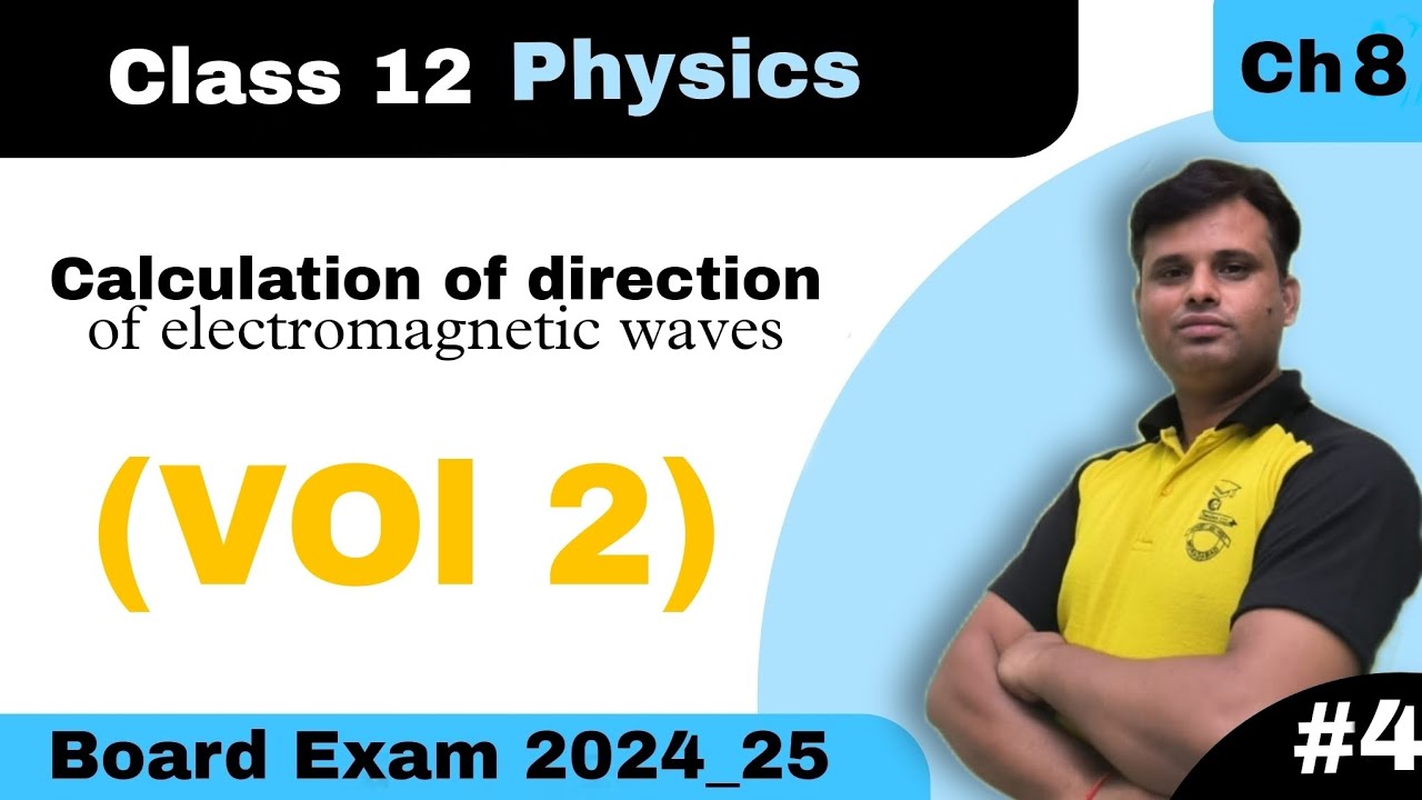 Electromagnetic waves| | CALCULATION OF ELECTROMAGNETIC WAVES| | class ...