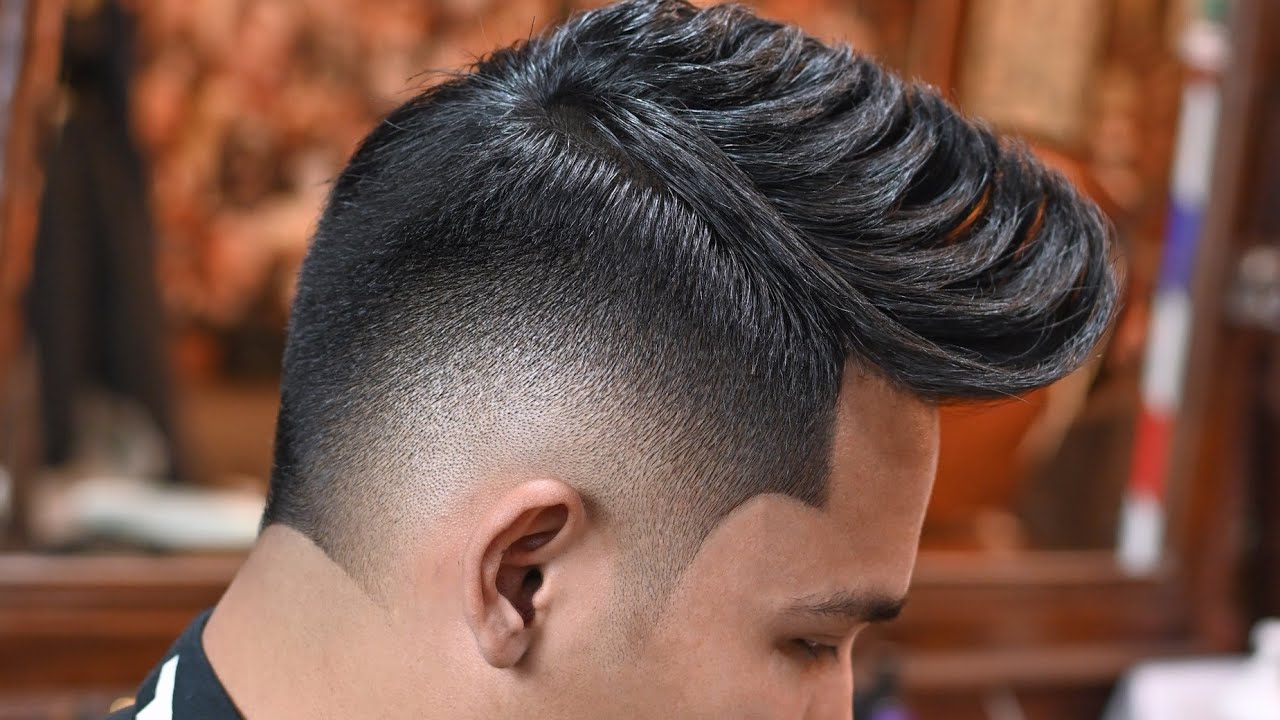 Perfect Burst Skin Fade and Fohawk Haircut - Barber Tutorial_Mens ...