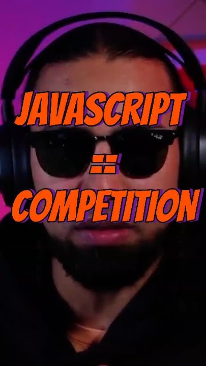 Javascript has too much market competition - YouTube