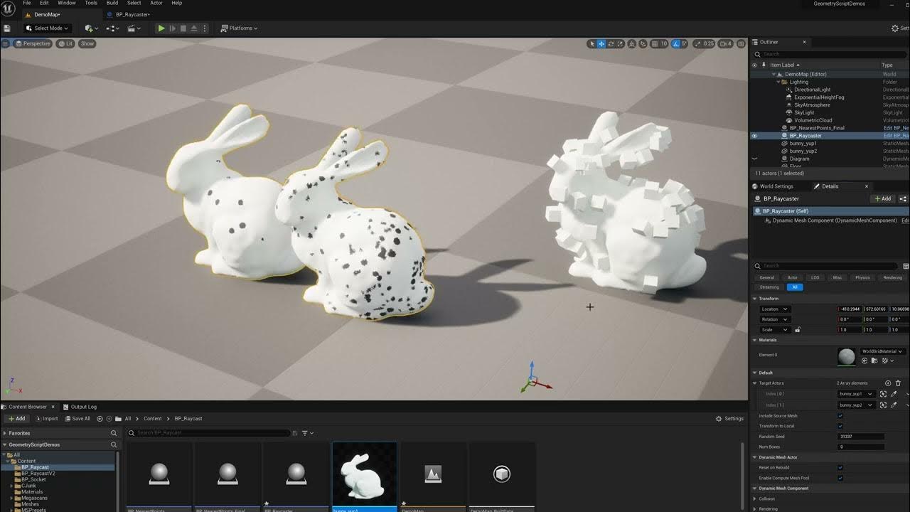 UE5 Geometry Script - BVH for Multiple Actors - YouTube