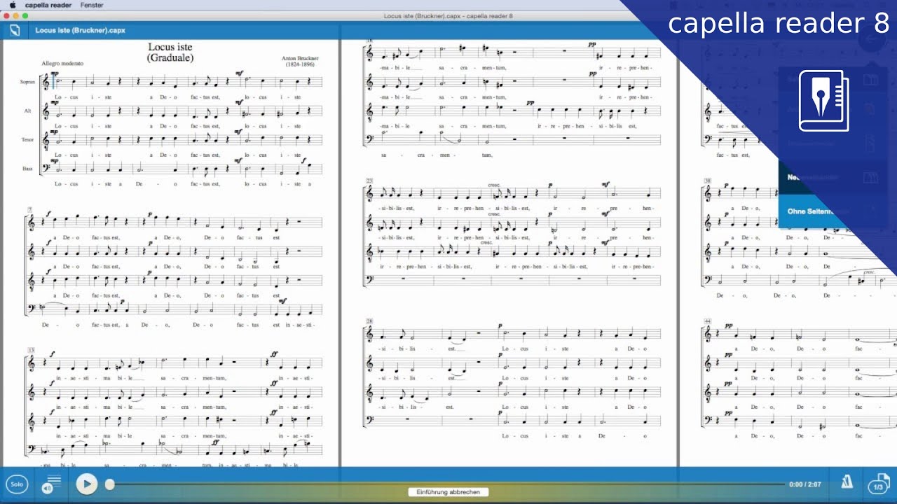 capella reader 8 Touch - YouTube