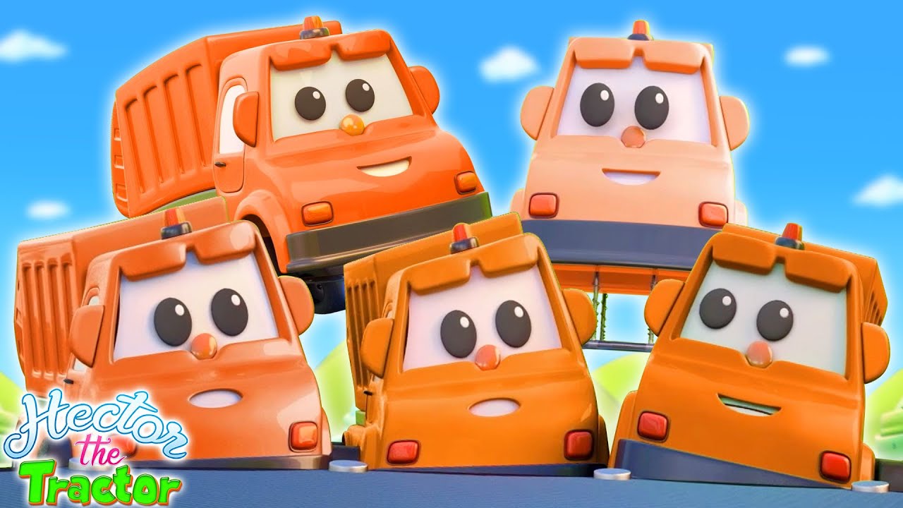 Five Little Garbage Truck Nursery Rhyme & Preschool Kids Songs - YouTube