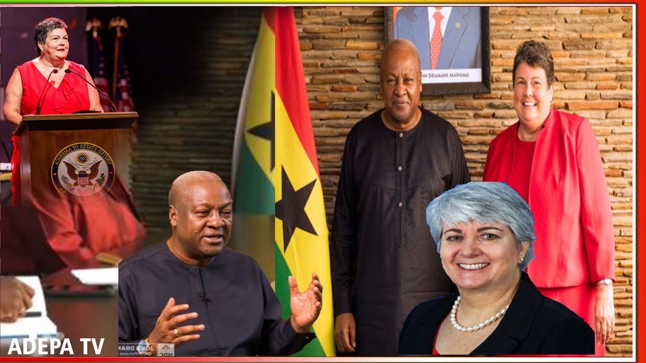 US ambassador to Ghana Virginia Palmer pays courtesy call to John ...
