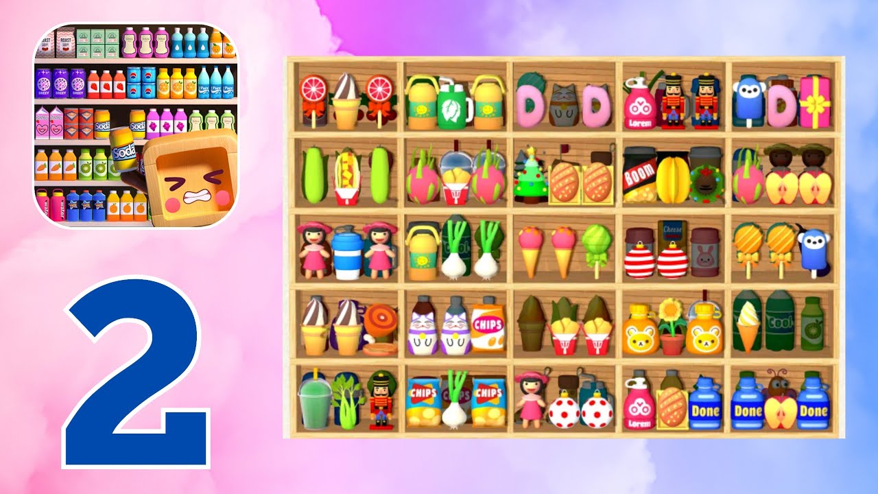 Sorting Games - Goods Sort - Gameplay Walkthrough | Part 2 (Android, iOS) - YouTube