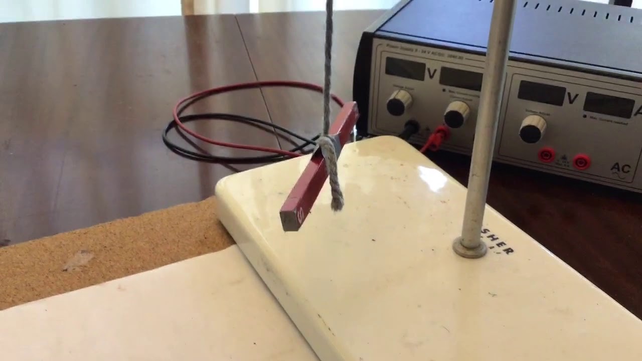 Exercise 1 part 1 from Lab 9 Magnetism Georgian Court University - YouTube