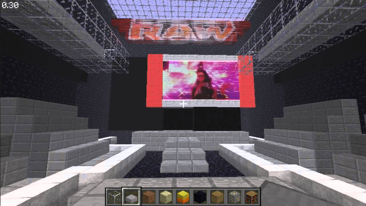 Custom MineCraft WWE Raw Stage - YouTube
