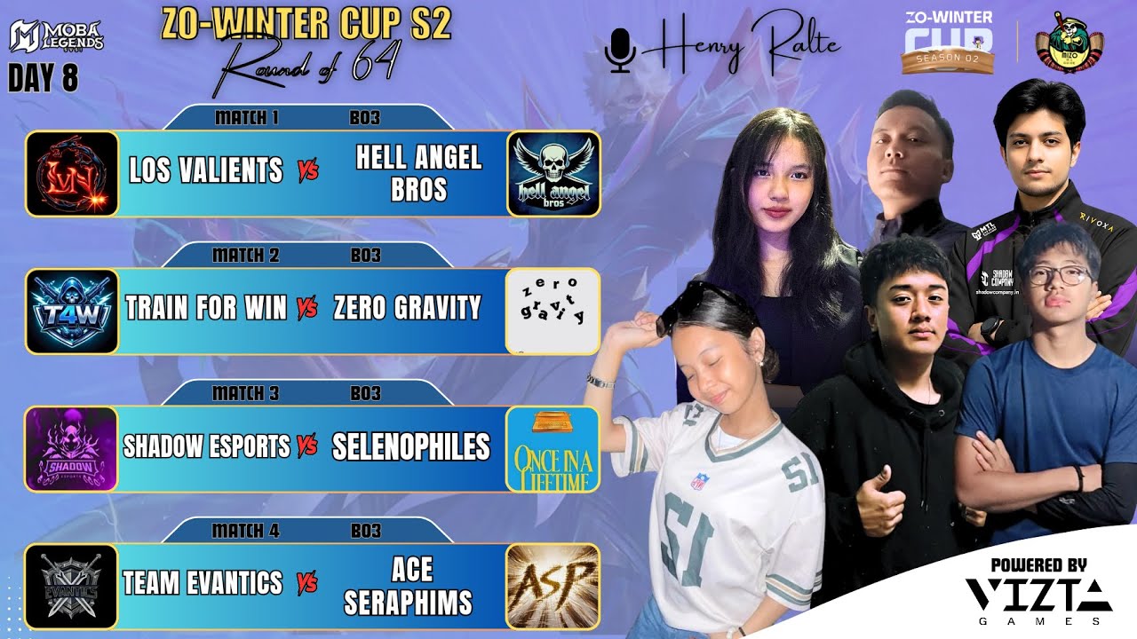 🔴Live.. Zo-Winter Cup S2 | RO64 | Knockout | Day 8 #mobalegends #gaming ...