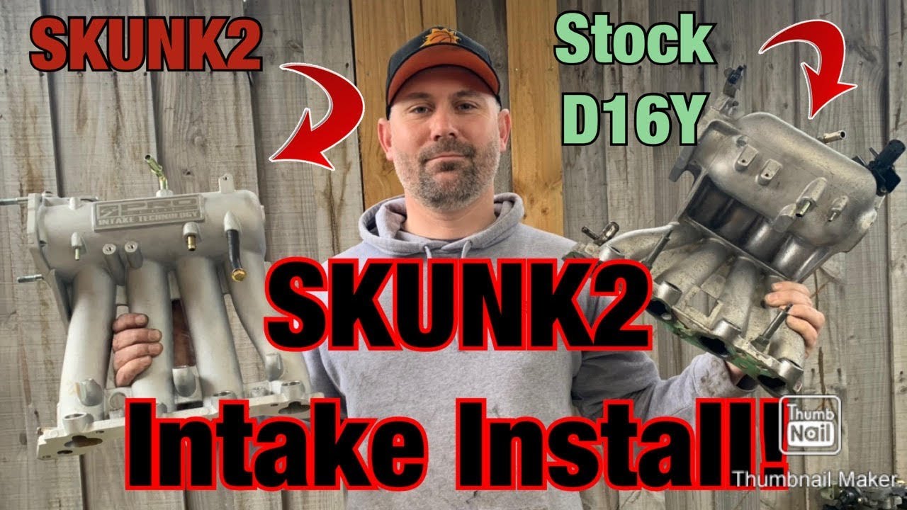 HOW TO INSTALL A SKUNK2 MANIFOLD & COMPARISON TO STOCK - YouTube