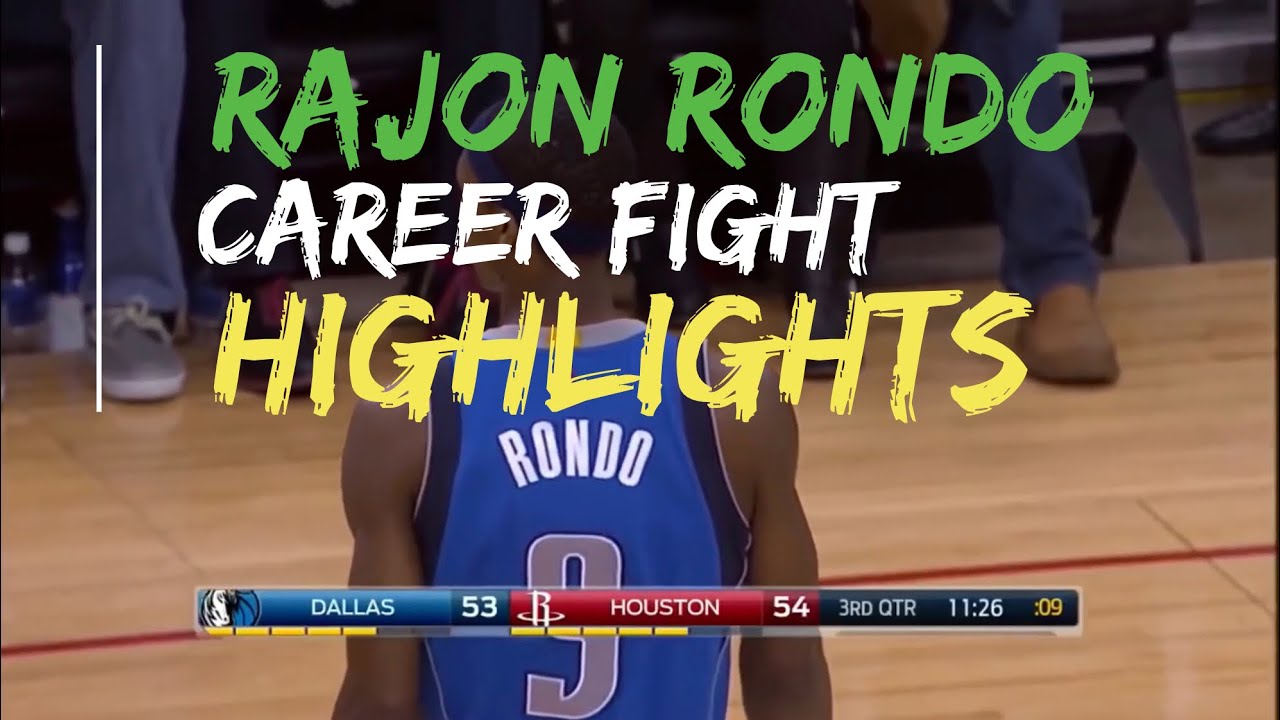 Rajon Rondo | Career Fight Highlights - YouTube