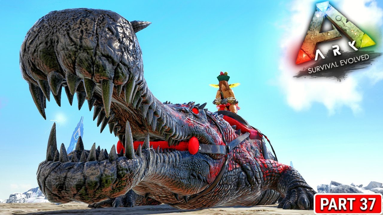 King Of The Swamp Biome Apex Sarco Taming 🔥🔥🔥 : ARK Ice Age : ARK ...