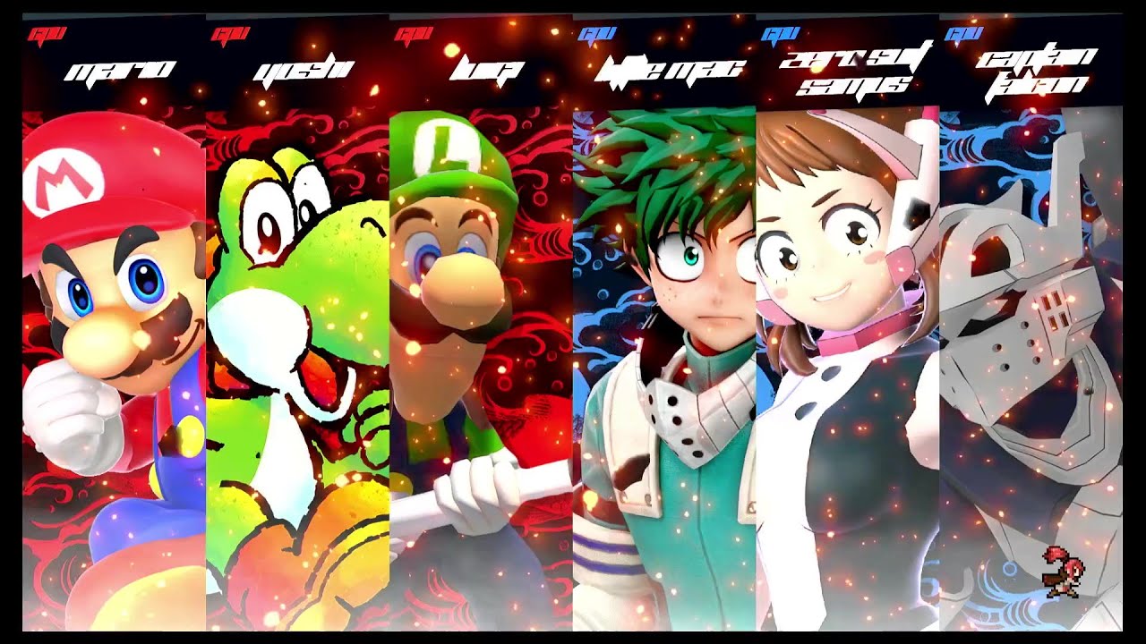 My Hero Academia vs Super Mario - Request Battle - YouTube