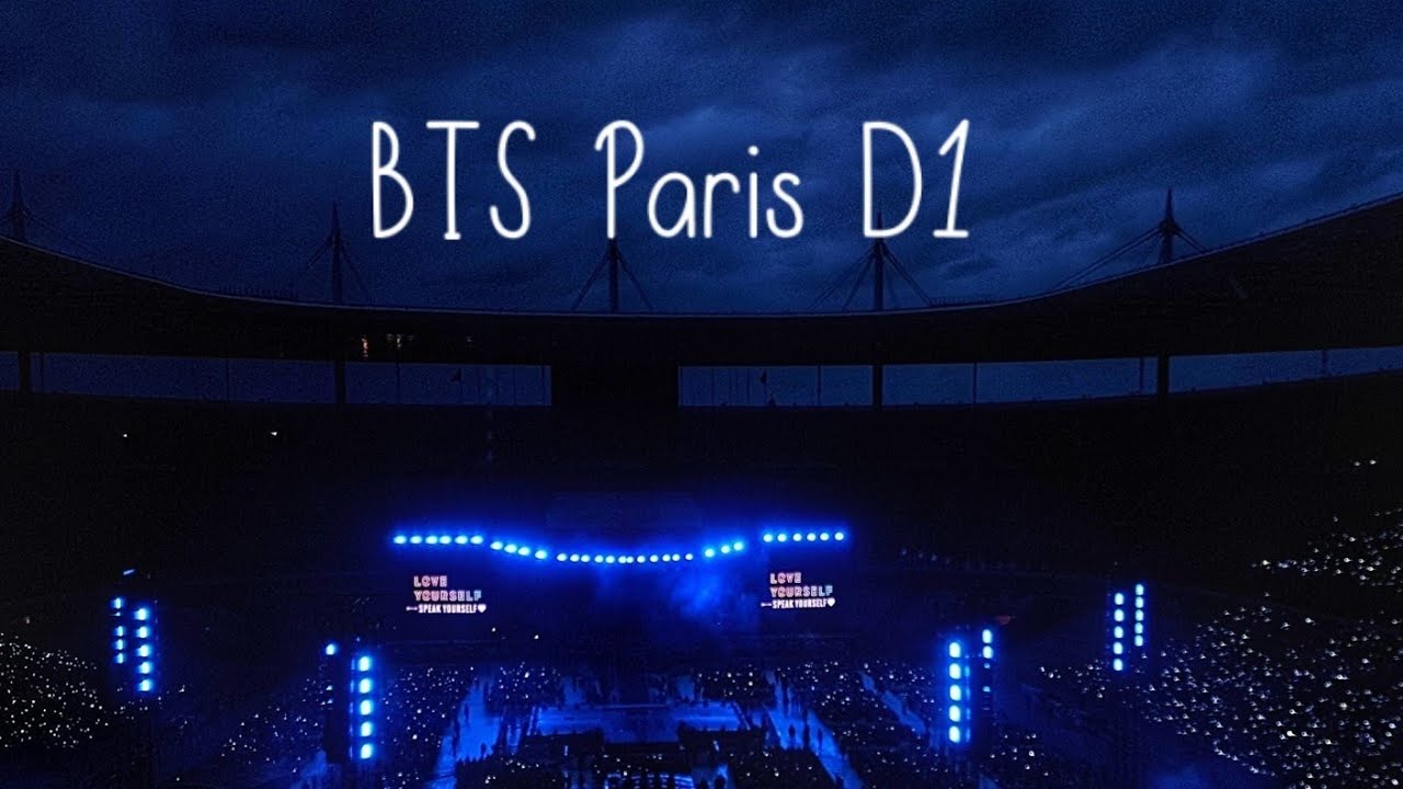 BTS in Paris D1 // with my friends - YouTube