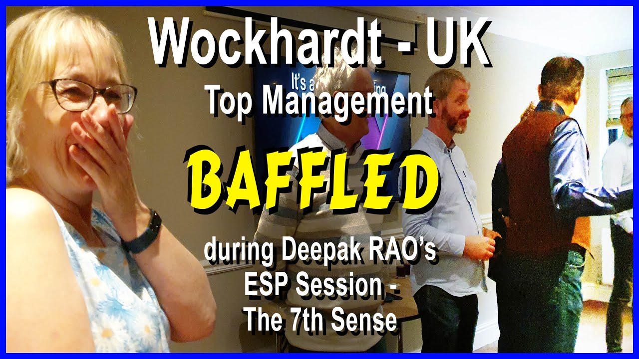 Wockhardt UK - CEO Ravi Limaye invites Deepak RAO to present his ESP ...