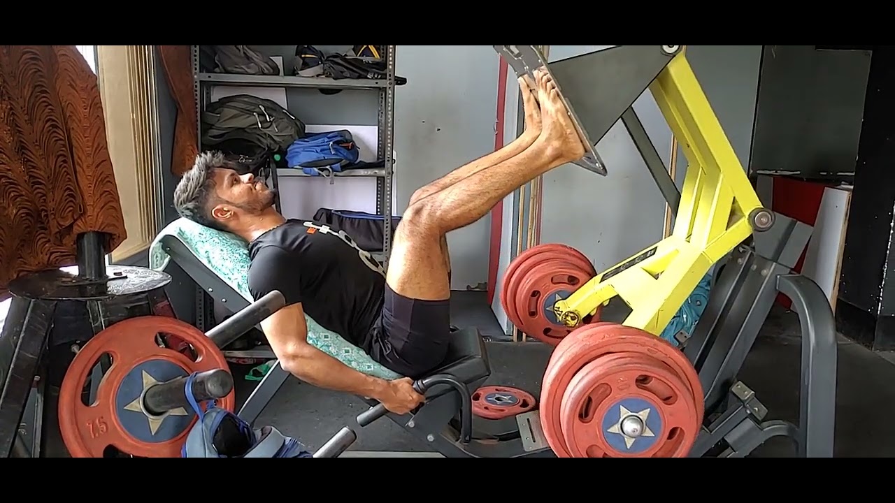 Day 5 ( Tempo Leg press 200kg 10reps)(1st) - YouTube