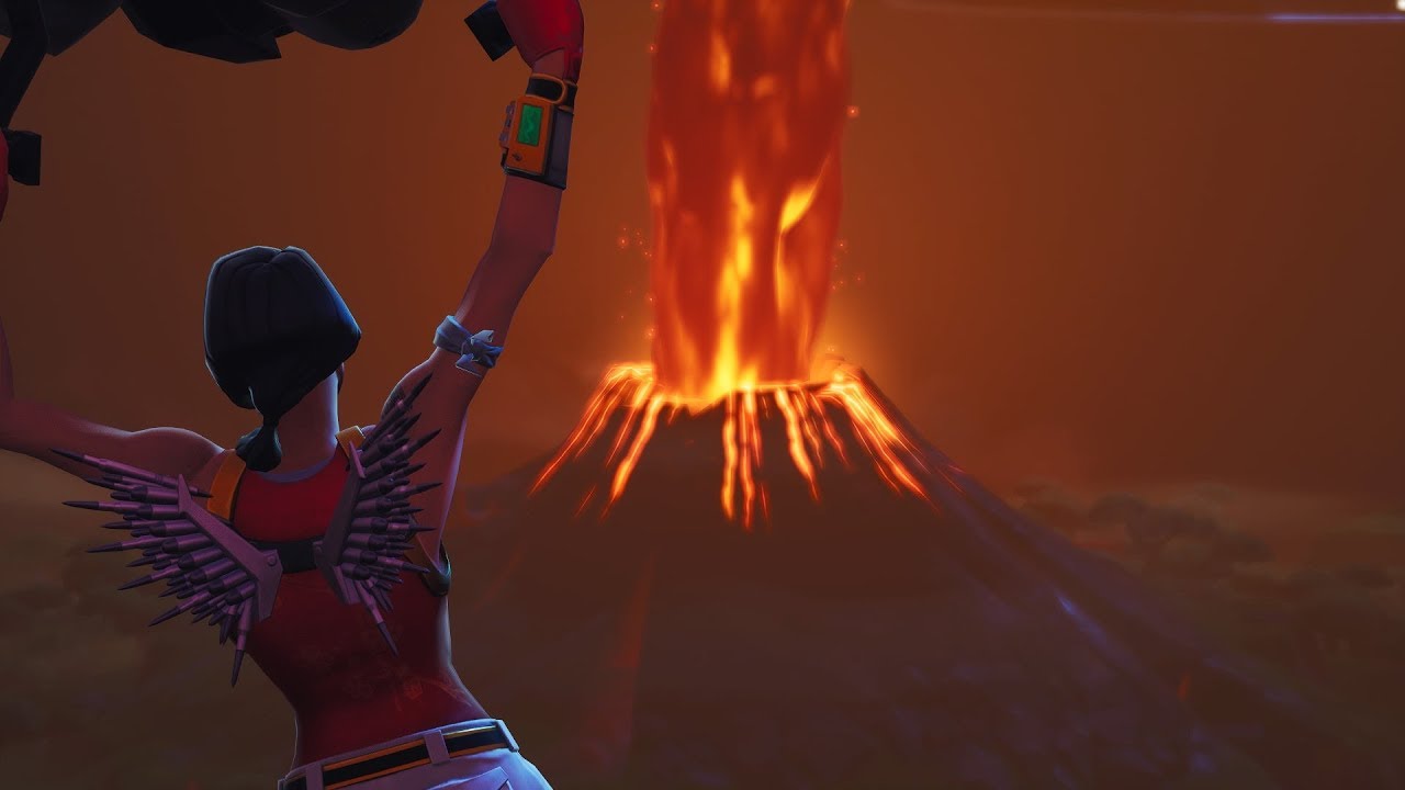 Volcano Event Fortnite - Amazing Scenes - YouTube