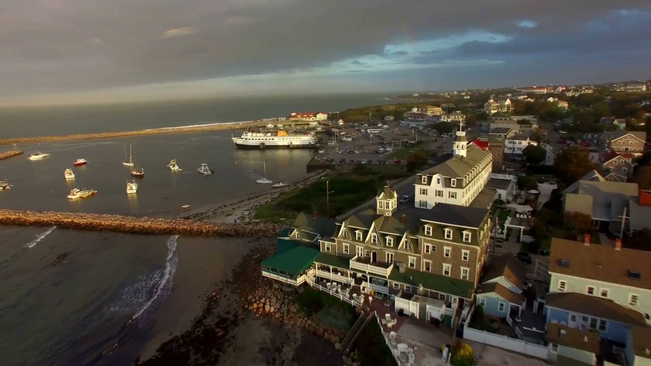Cruising Downtown Block Island with Phantom 3 Pro. - YouTube