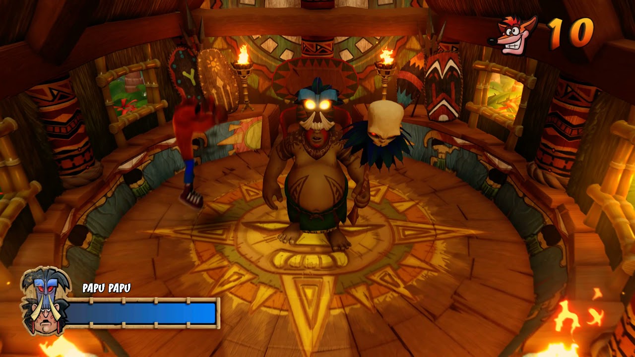 Let's Play - CRASH BANDICOOT, THE WUMPA ISLANDS - PAPU PAPU - YouTube