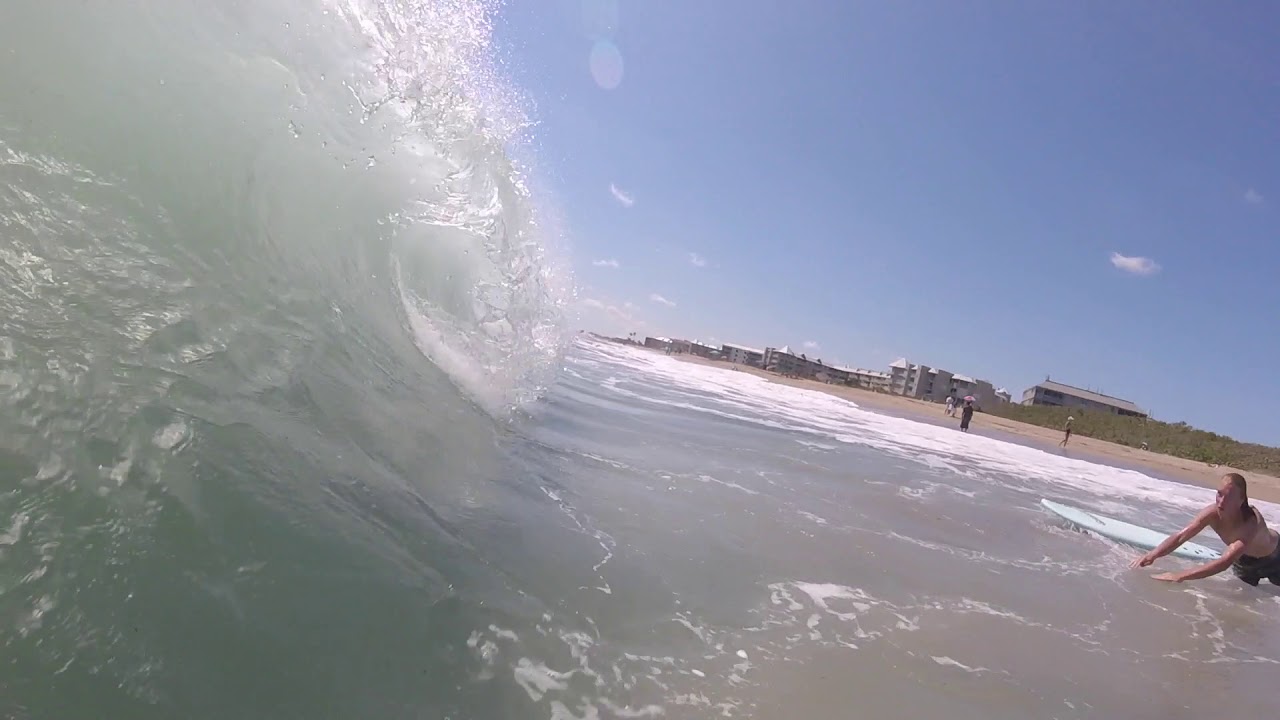 SURFING SHOREBREAK IN FLORIDA - YouTube