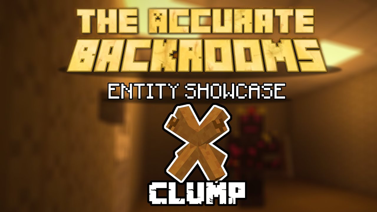 Clump Entity Showcase || The Accurate Backrooms Minecraft Mod - YouTube