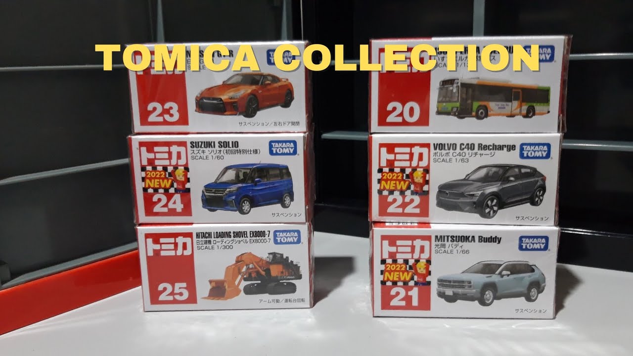 TOMICA COLLECTION No 20.21.22.23.24.25 - YouTube