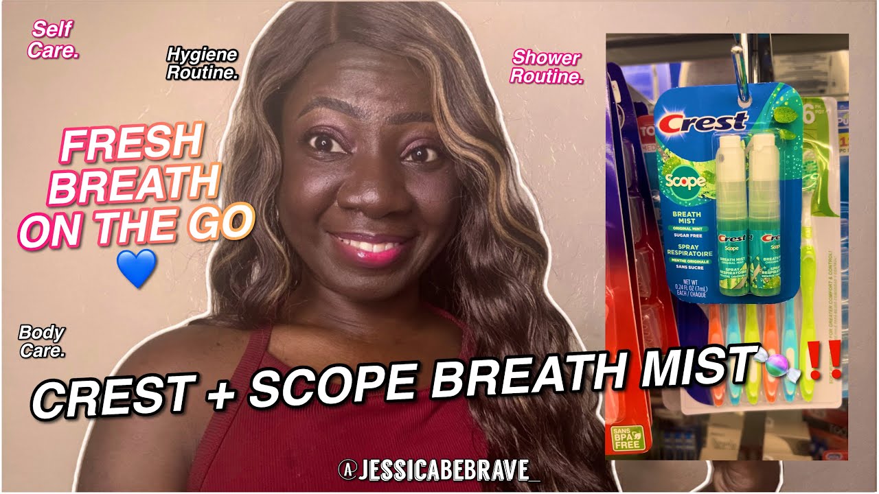 REACTING TO CREST + SCOPE BREATH MIST PACK OF 2‼️💦😊ORAL HYGIENE TIPS ...