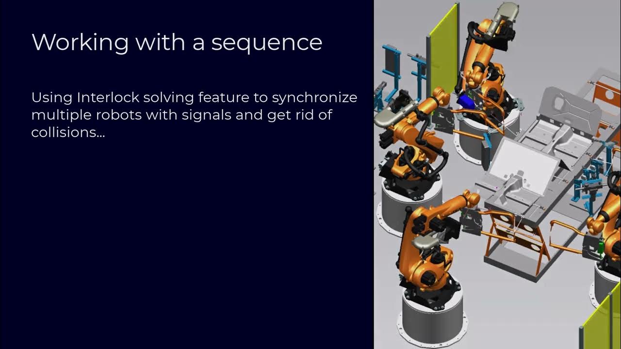 Tecnomatix Siemens Process Simulate New Robotic Automatic Path Planner ...