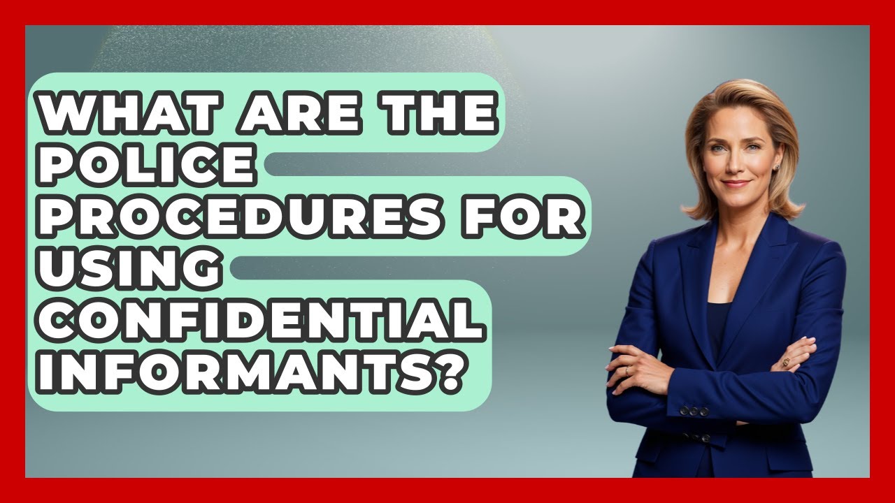 What Are The Police Procedures For Using Confidential Informants? - Law ...