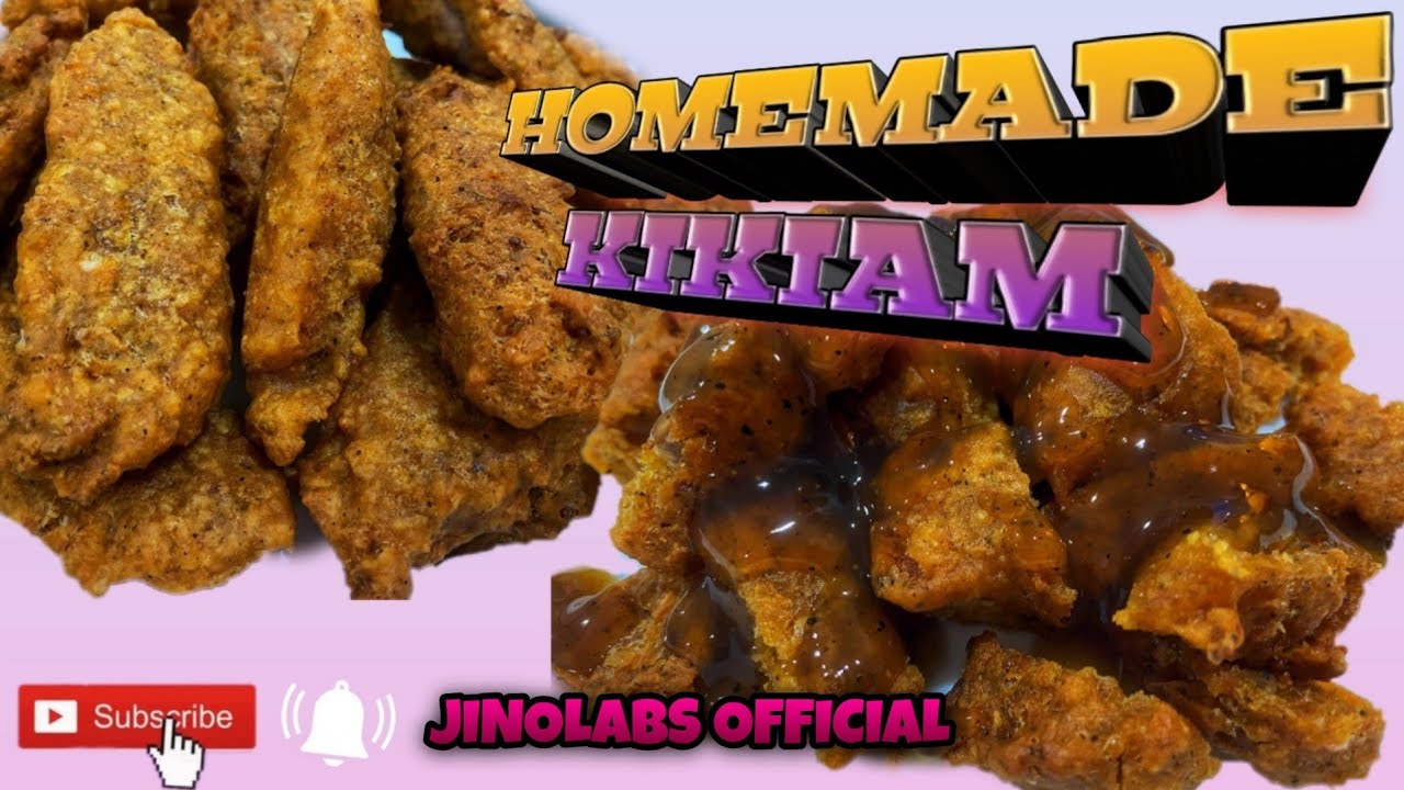 HOMEMADE KIKIAM FILIPINO RECIPE | STREET FOODS | JINOLABS OFFICIAL ...