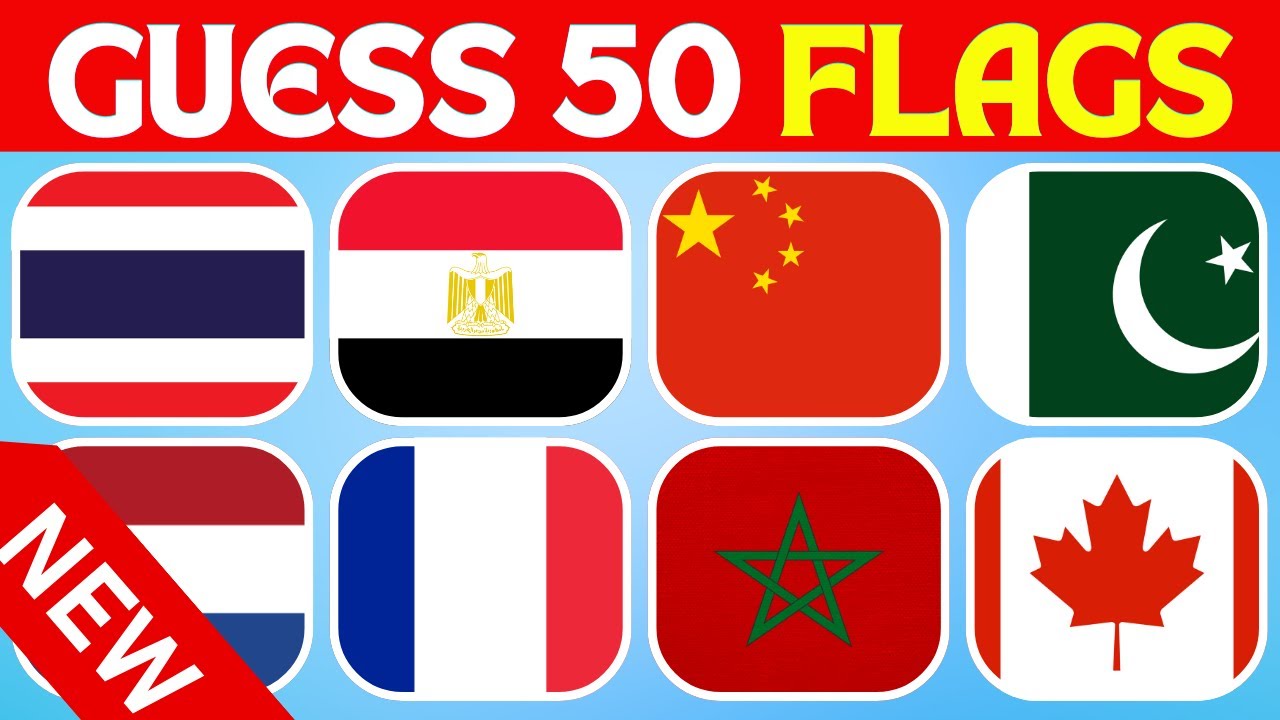 Can You Guess the 50 Flag? 🌍🚩 Test Your World Flag Knowledge! - YouTube