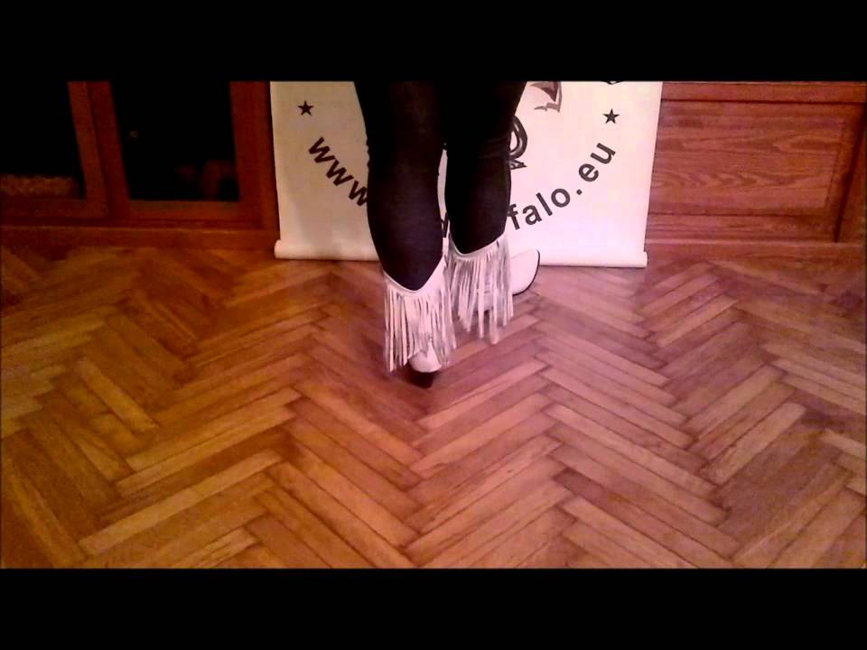 Linedance basic steps: Heel Grind (WB hun) - YouTube