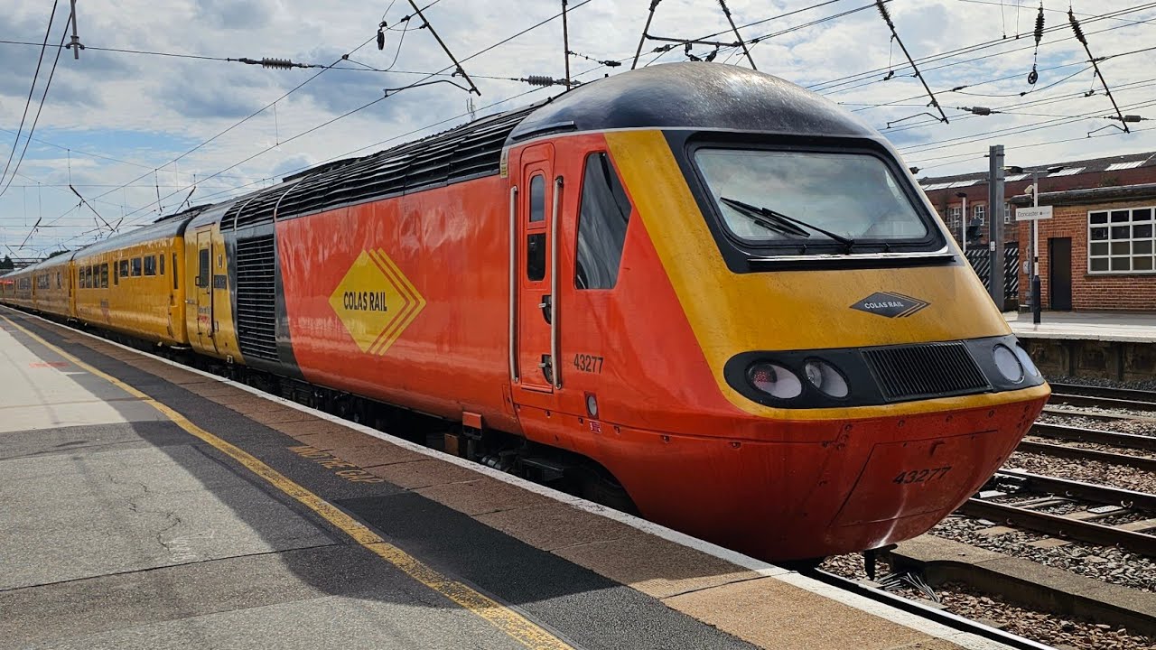 Colas Rail HST 43290+43277 At Doncaster From Darlington Up S.S. To ...