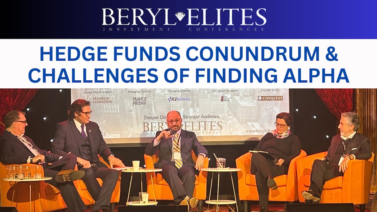 PANEL 🎤 Hedge Fund Conundrum and the Challenge of Finding Alpha - YouTube