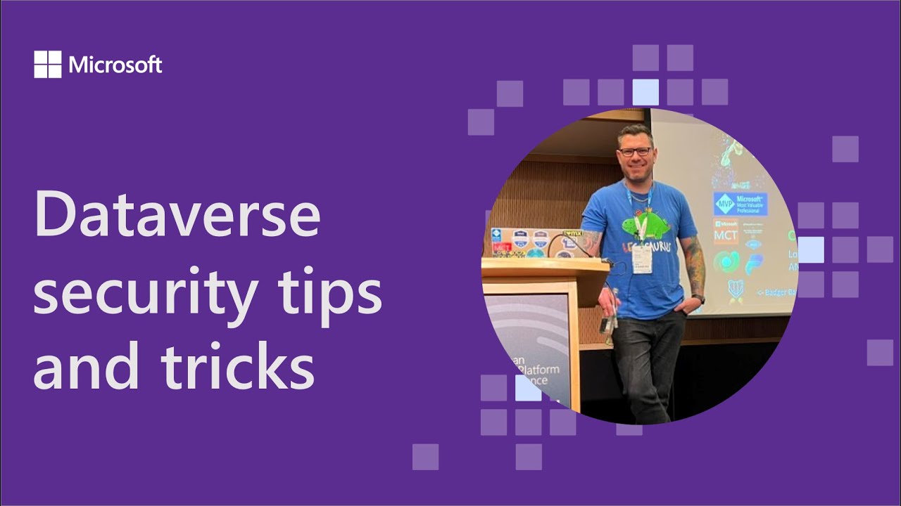 Dataverse security tips and tricks - YouTube